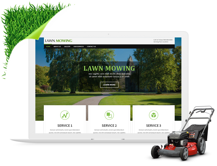 Free Lawn Mowing Website Templates Themes Themes PSDCenter